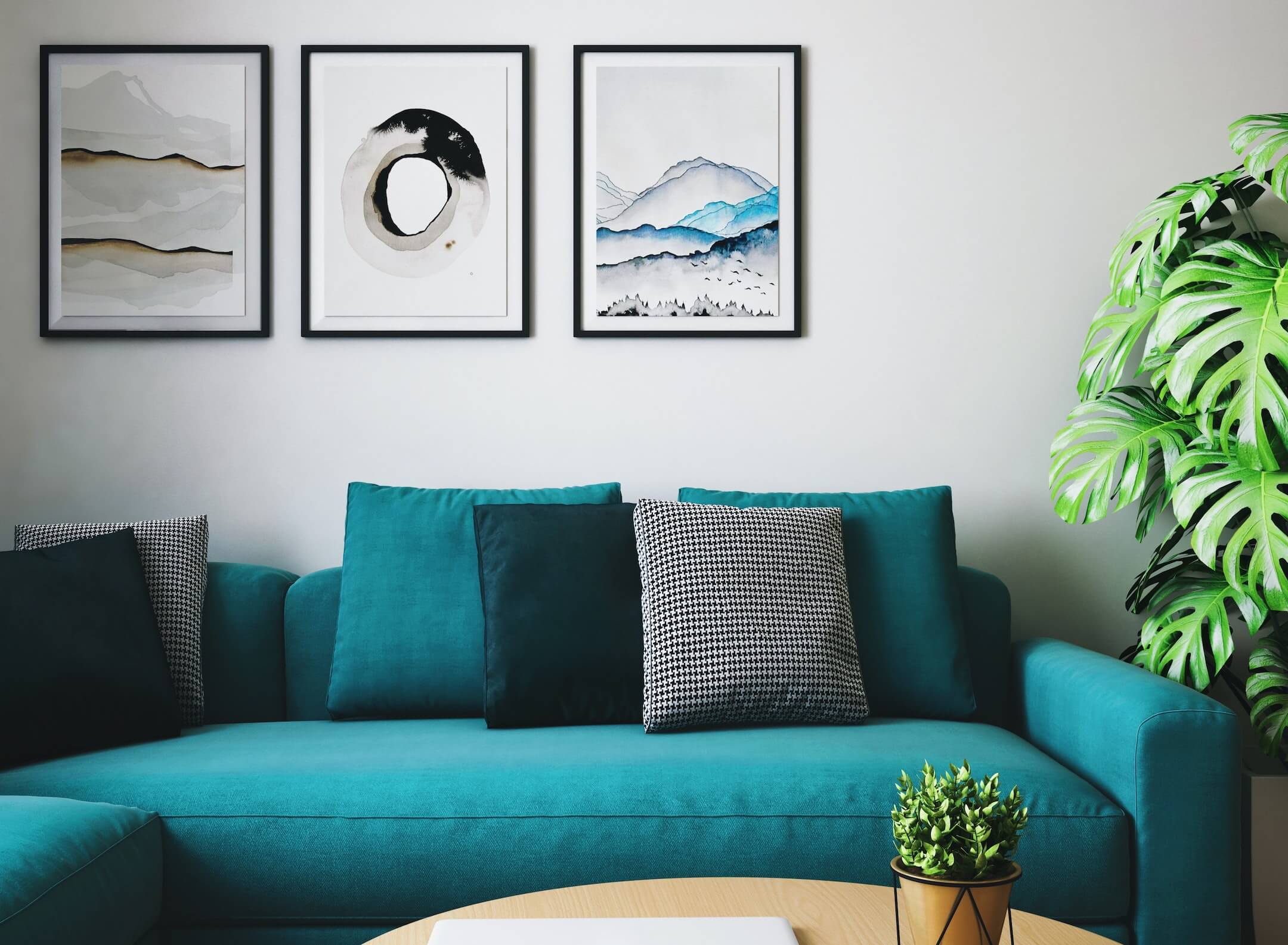 Turquoise Office Decor